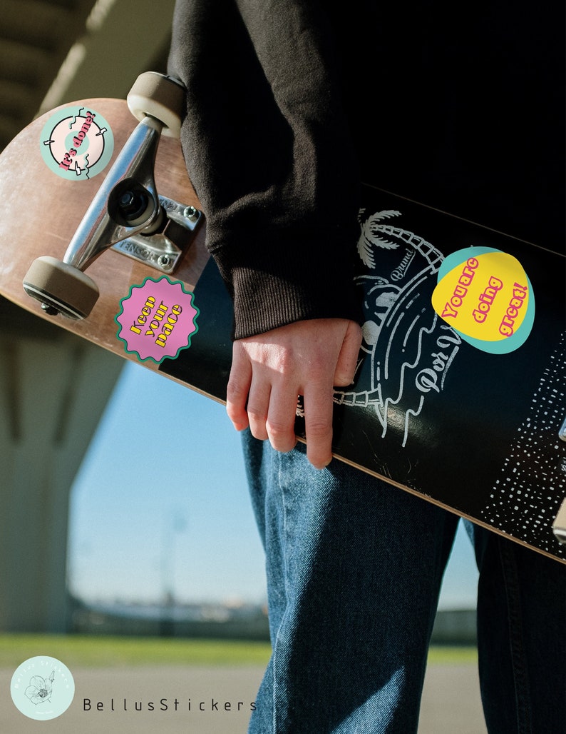 Printable Motivational Sticker Sheet, Self-love Stickers, Female Power ...