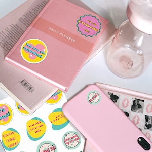 Printable Motivational Sticker Sheet Self-love Stickers - Etsy