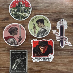 Berserk Vinyl Stickers - Etsy