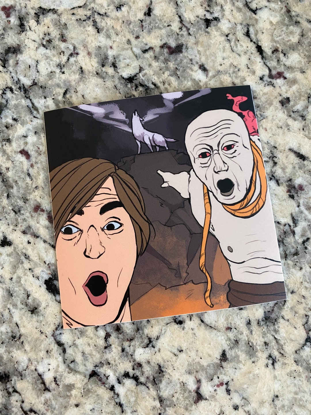 Hey, It's That Dog Meme Vinyl Sticker - Etsy