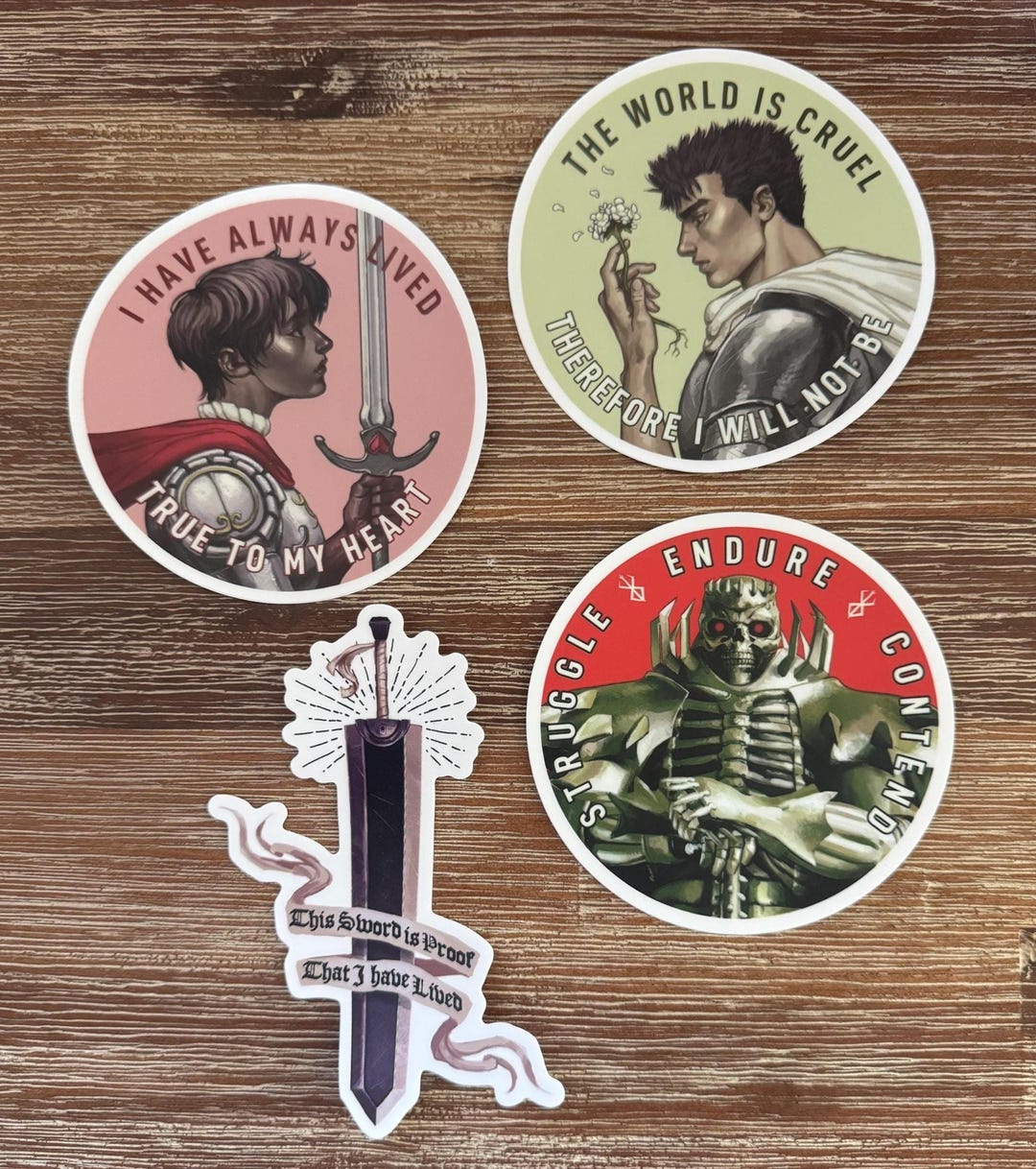 Berserk Vinyl Stickers - Etsy