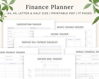 Money Management Planner - Etsy