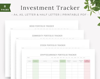 Stock Tracker Printable - Etsy UK