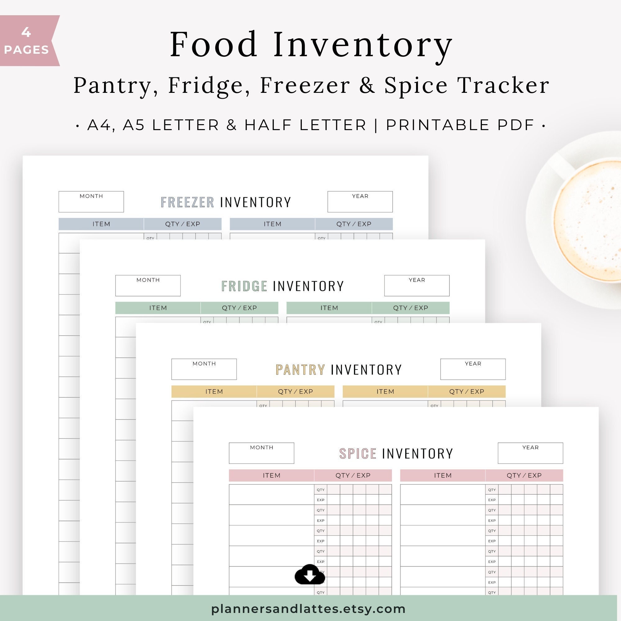Restaurant Inventory Template