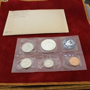 1965 Coin Set From US Mint - Etsy