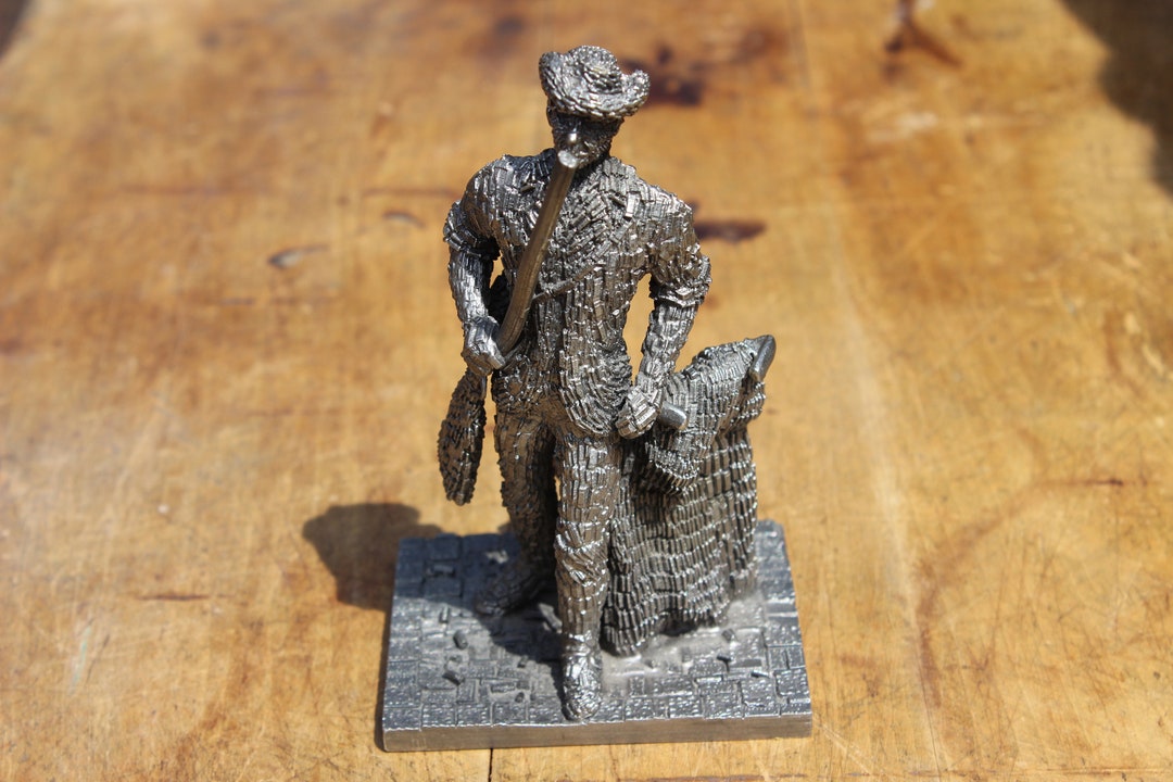 Pewter Minuteman Miniature Sculpture by Honeywell Frontiersman Series ...