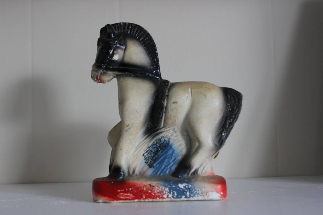 RESERVED for Dyork4860 1955 Chalkware Horse - Etsy