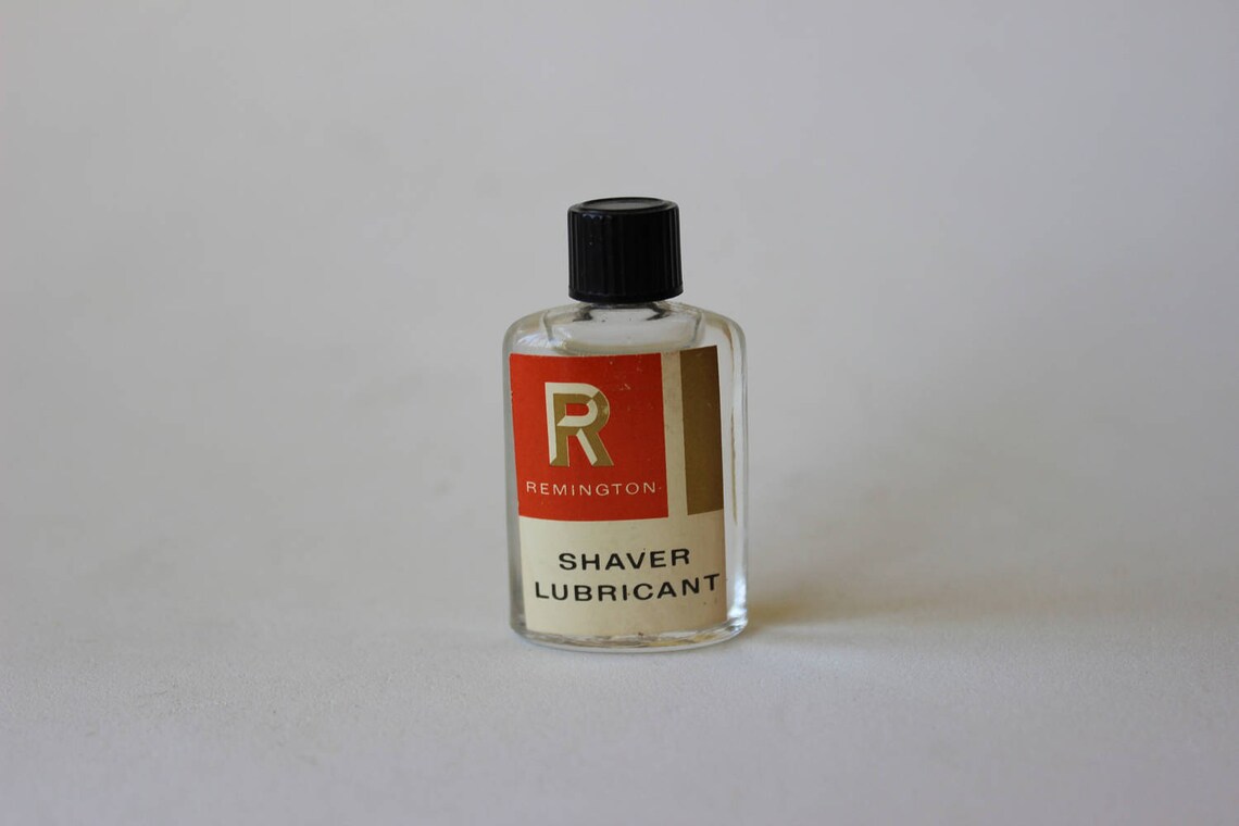 Vintage Remington Shaver Lubricant Bottle - Etsy