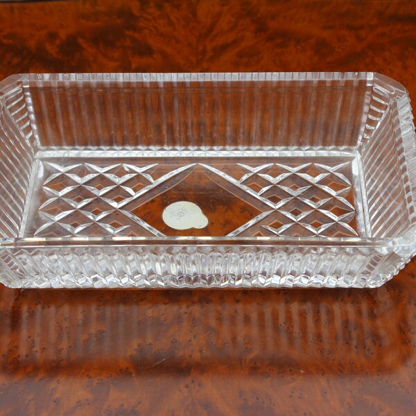 Cut Glass Tray - Etsy