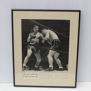 1940's Newspaper Story Joe Lewis Heavyweight Championship Fight 6/20 ...