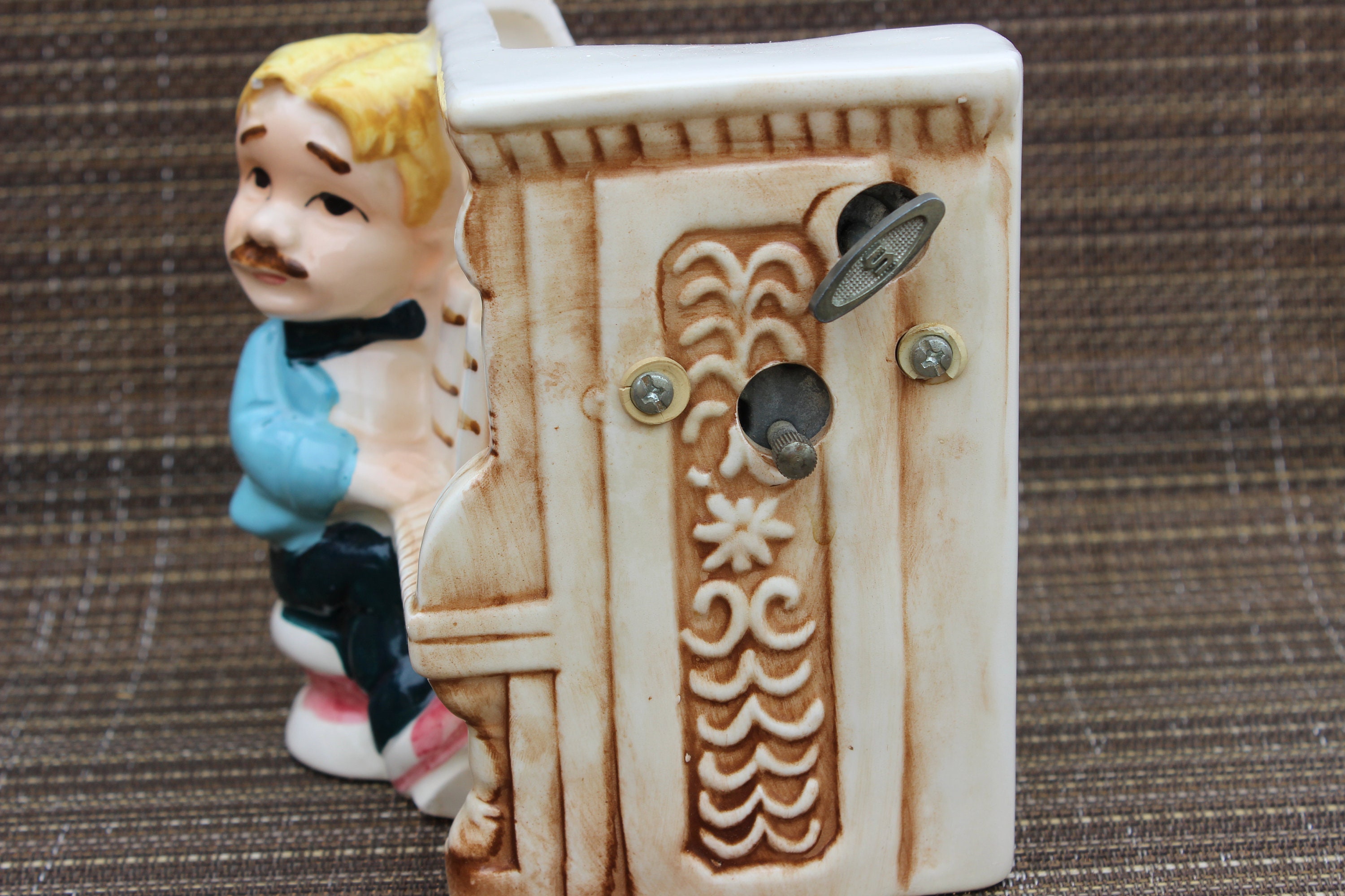Nancy Pew Piano Man Musical Planter - Etsy