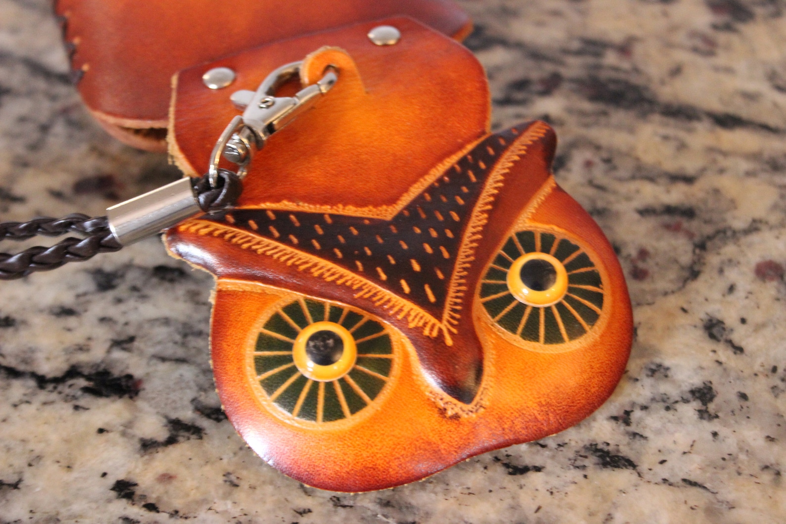 Tooled Leather Owl - Etsy