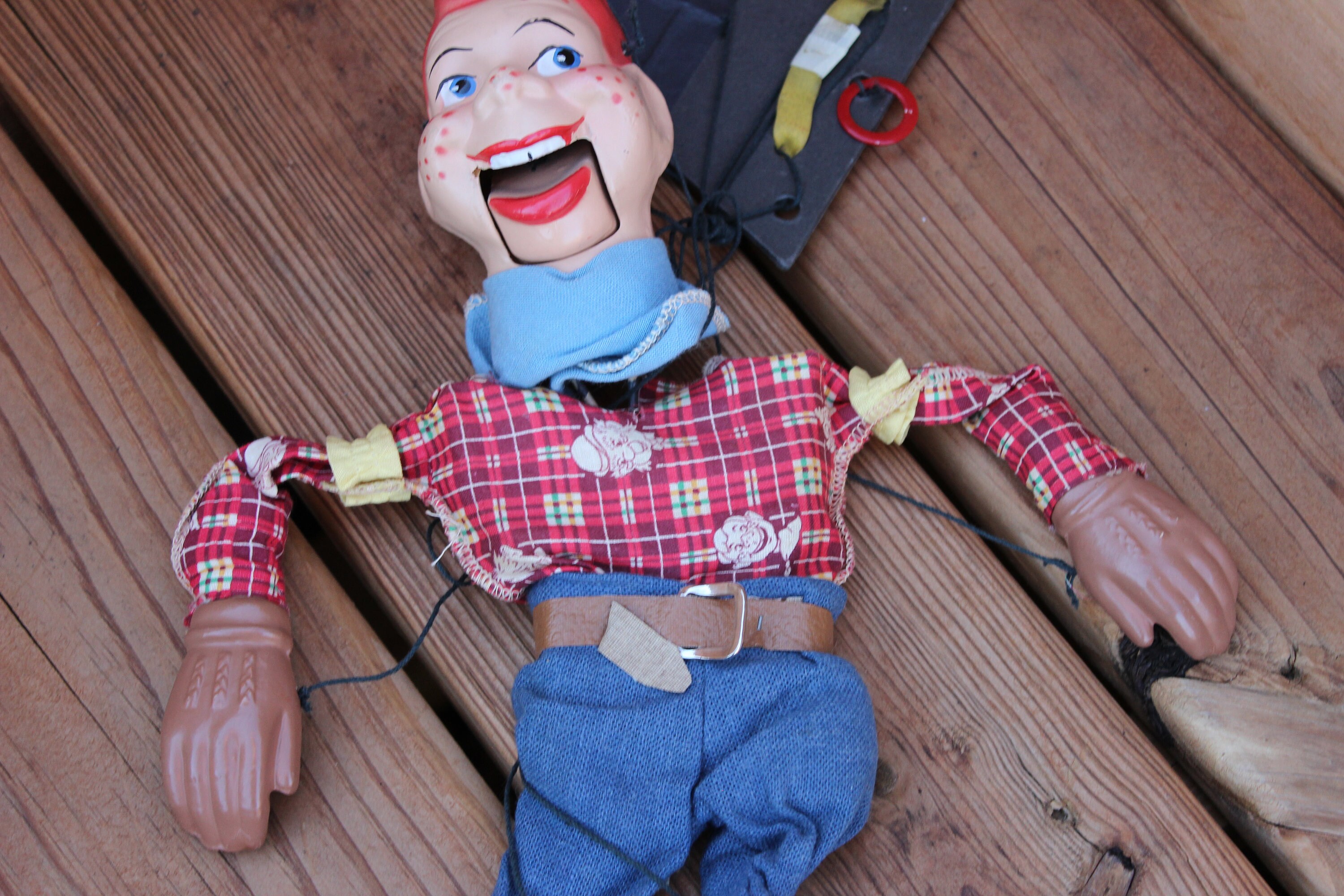 Vintage Howdy Doody Marionette and Book | Etsy