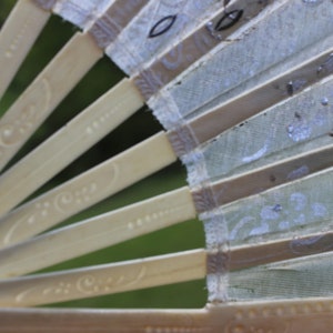 Antique Bone Fan With Brass Ring Hold - Etsy