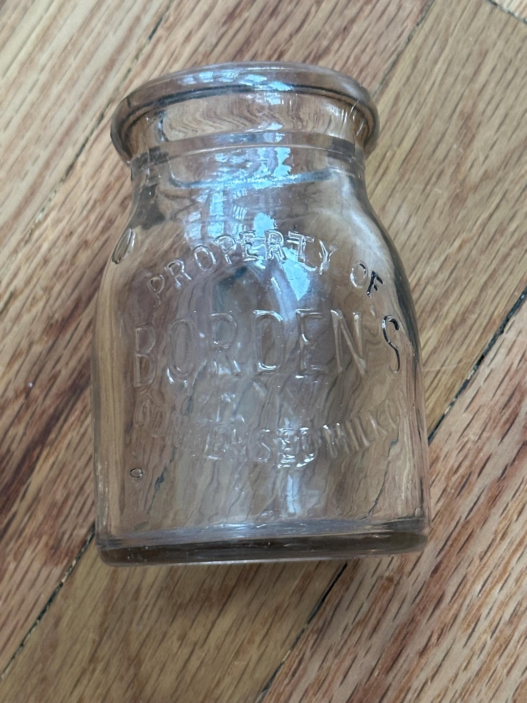 Vintage Borden's Condensed Milk Company 1/2 Pint Bottle - Etsy