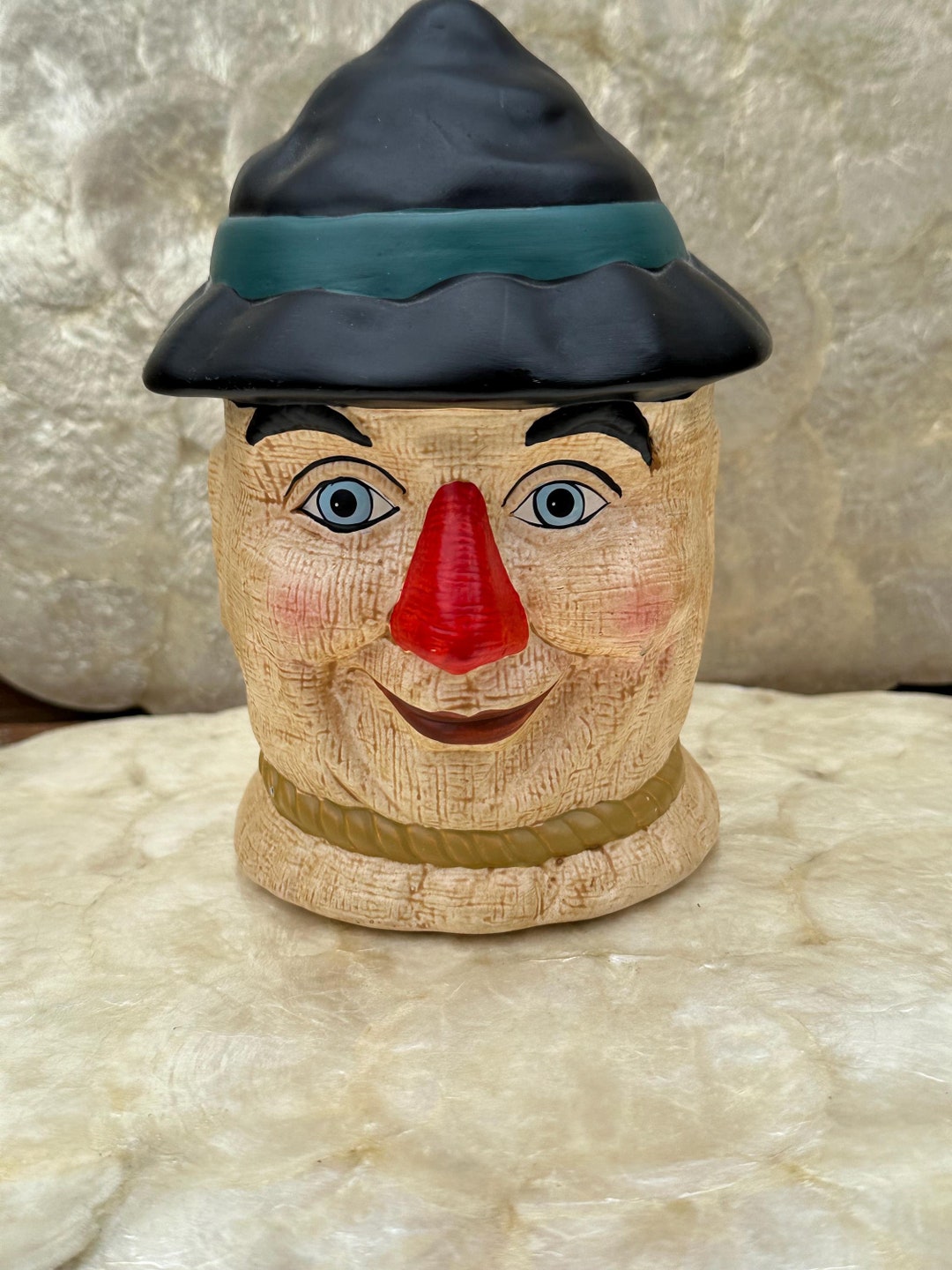 1988 Enesco Wizard of OZ Scarecrow Ceramic Piggy Bank Vintage - Etsy