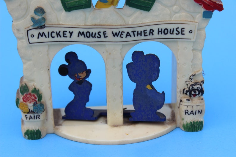 1950's Mickey Mouse Weather House Vintage Plastic - Etsy