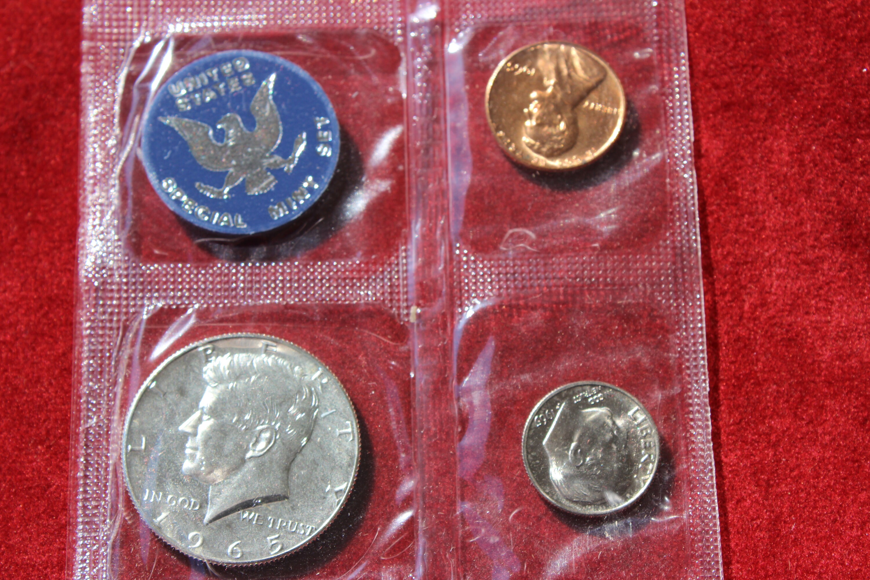 1965 Coin Set From US Mint - Etsy