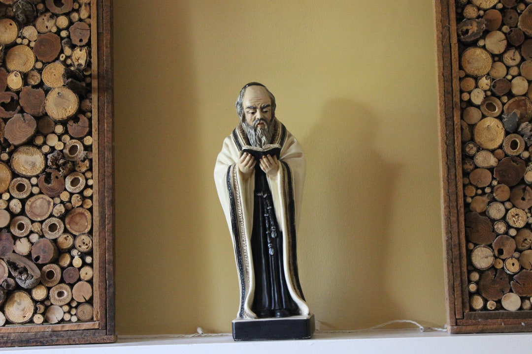 Antique Marwal Rabbi Plaster Cast Statue - Etsy