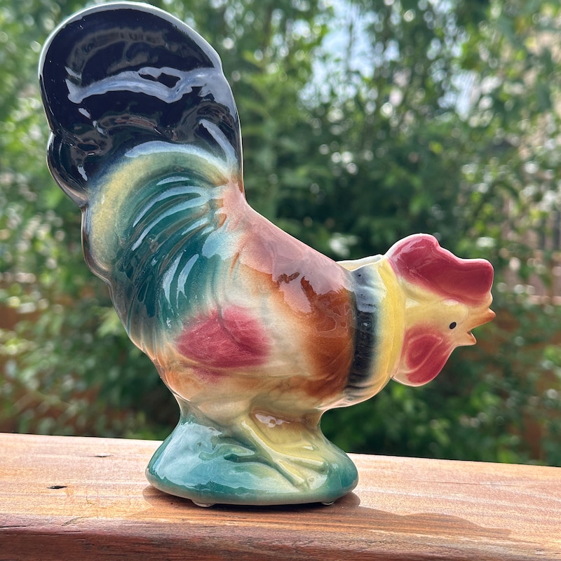 Rooster Planter - Etsy