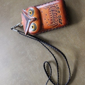 Tooled Leather Owl - Etsy