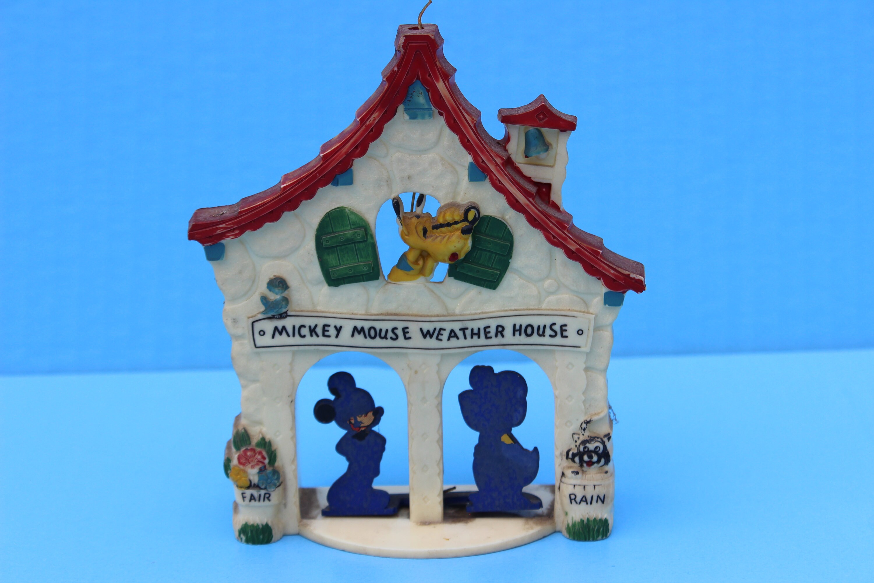 1950's Mickey Mouse Weather House Vintage Plastic - Etsy