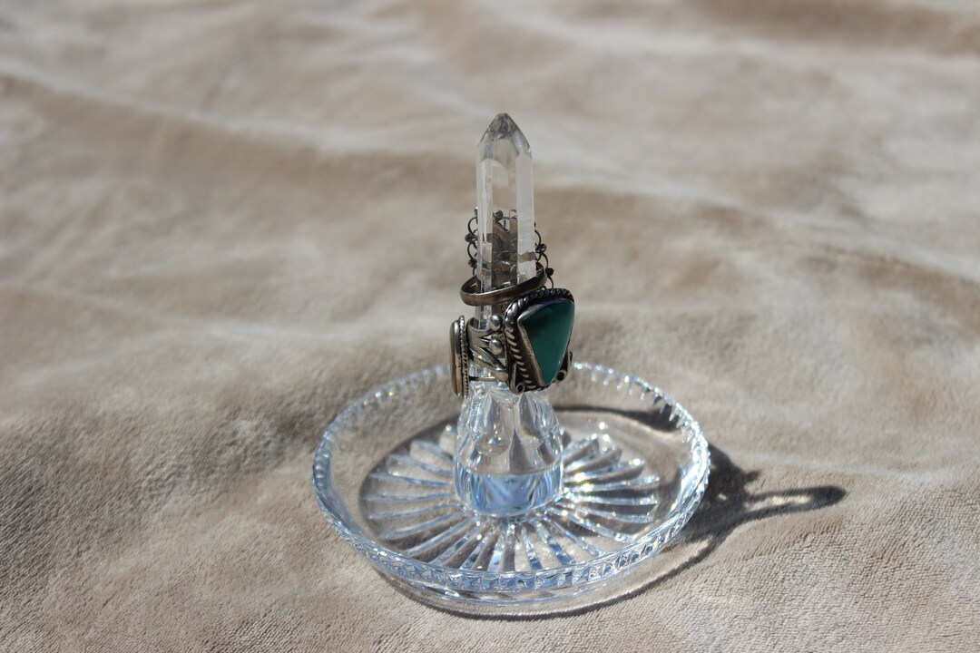Brierley Hill Crystal Ring Stand - Etsy