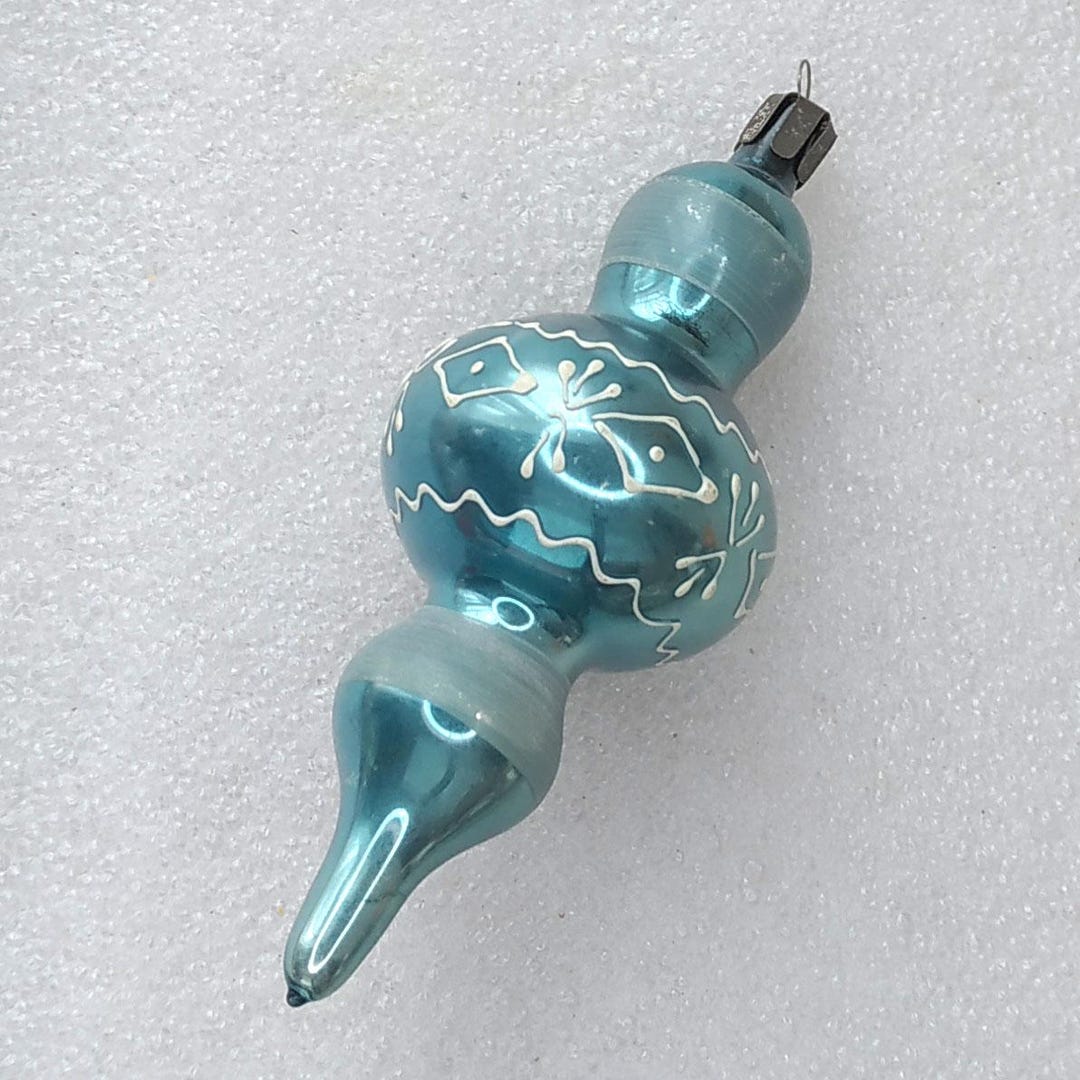 Rare Old Antique Vintage Russian Glass Christmas Ornaments Old X-mas ...