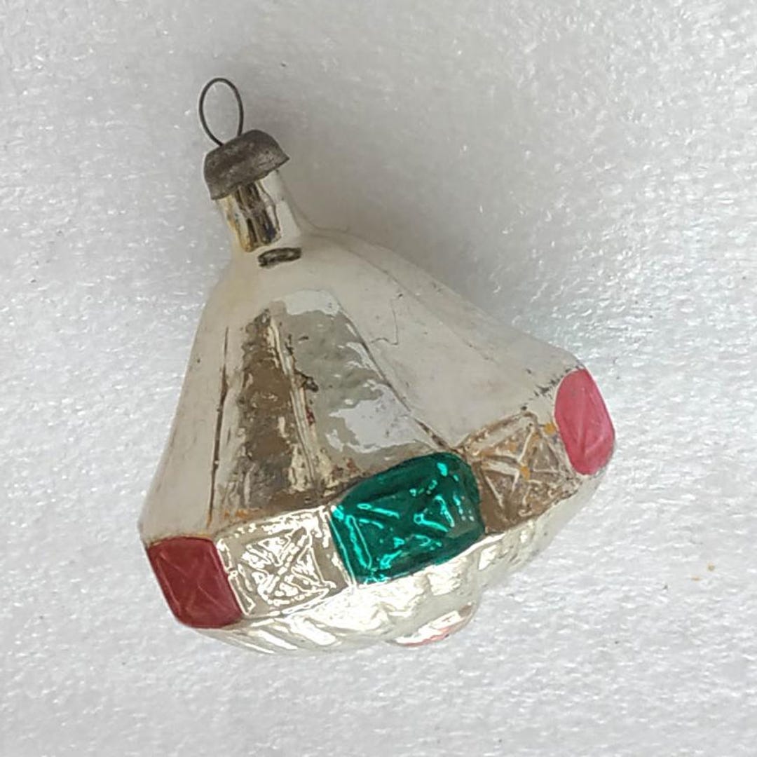 Rare Antique Vintage Russian Mercury Glass Christmas Ornament USSR X ...