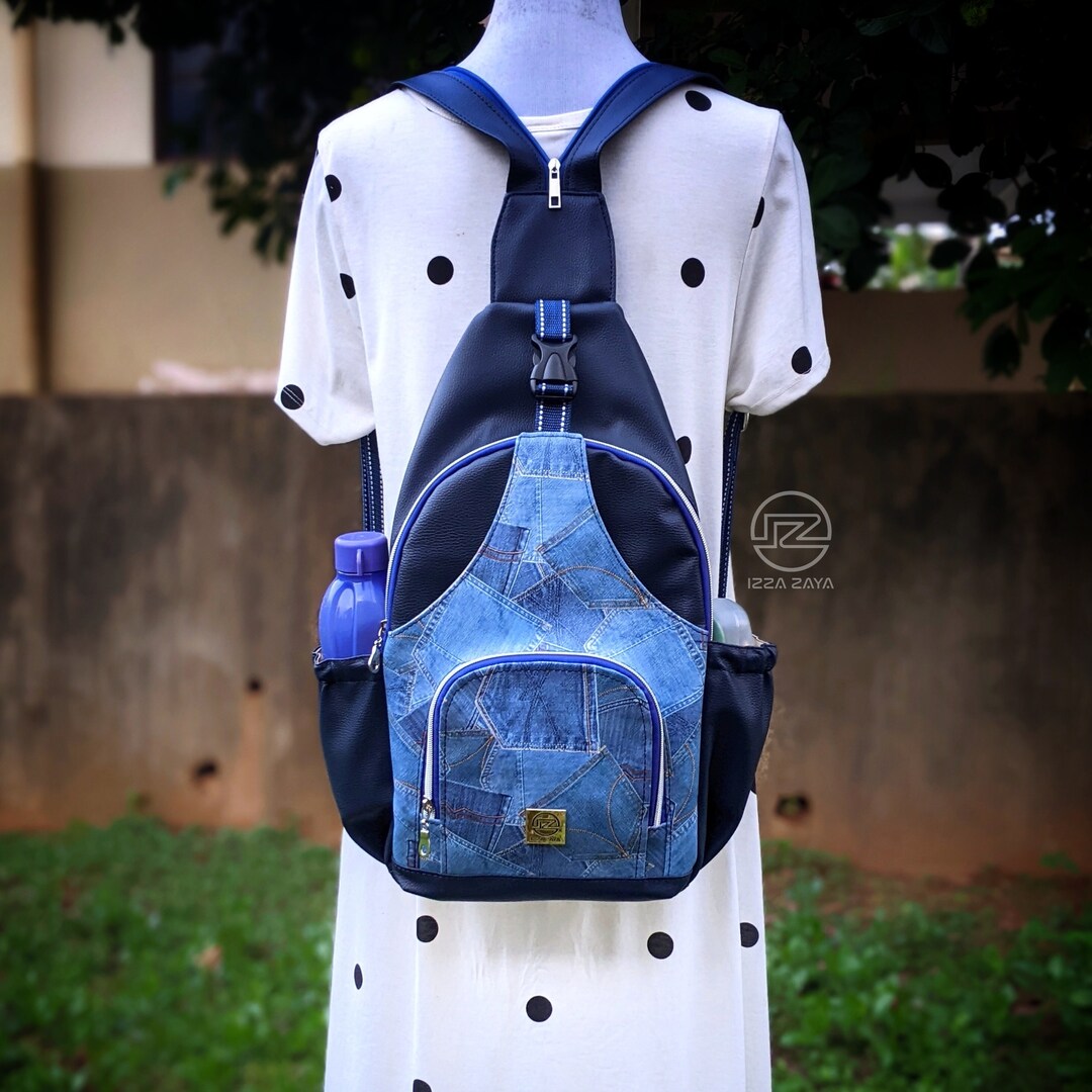 Wayfarer 2.0 (style 1) – Unisex Sling Backpack - A Quaint Stitch PDF ...