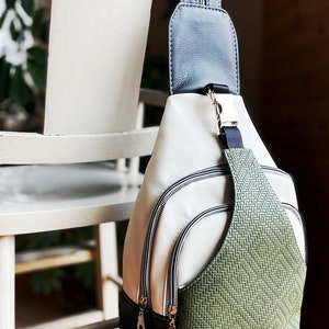 Wayfarer 2.0 (style 2) - Large Unisex Sling Backpack - A Quaint Stitch ...