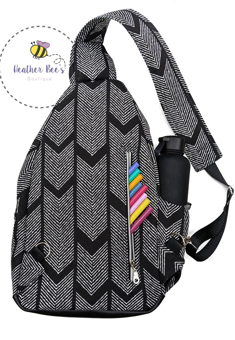 Wayfarer 2.0 (style 2) - Large Unisex Sling Backpack - A Quaint Stitch ...
