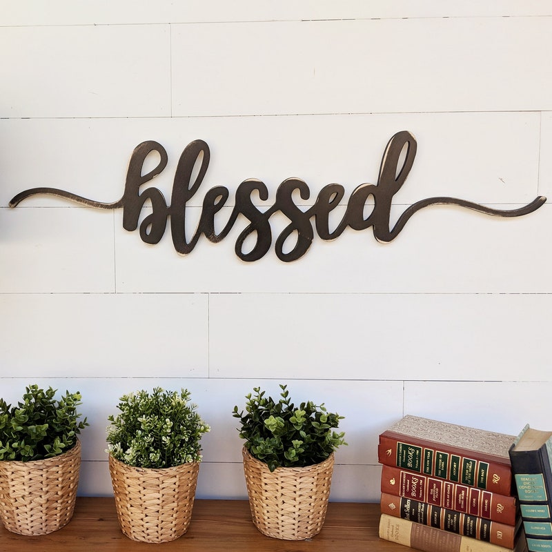 Blessed Sign - Etsy