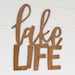 Lake Life Sign | Wooden Lake Decor | Lake Sign | Lake Wall Hanging - Etsy