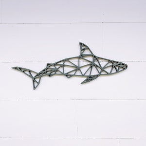 Geometric Shark | Ocean Nursery | Nursery Art | Kids Room Art | Ocean ...