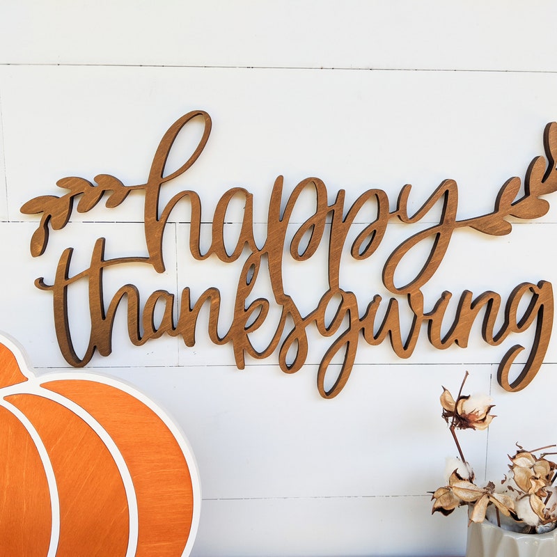 Thanksgiving Signs - Etsy