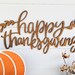 Happy Thanksgiving Sign, Fall Wall Art, 1/2 Thick Wooden Thanksgiving ...