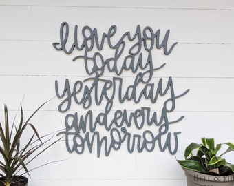 I Love You Today - Etsy