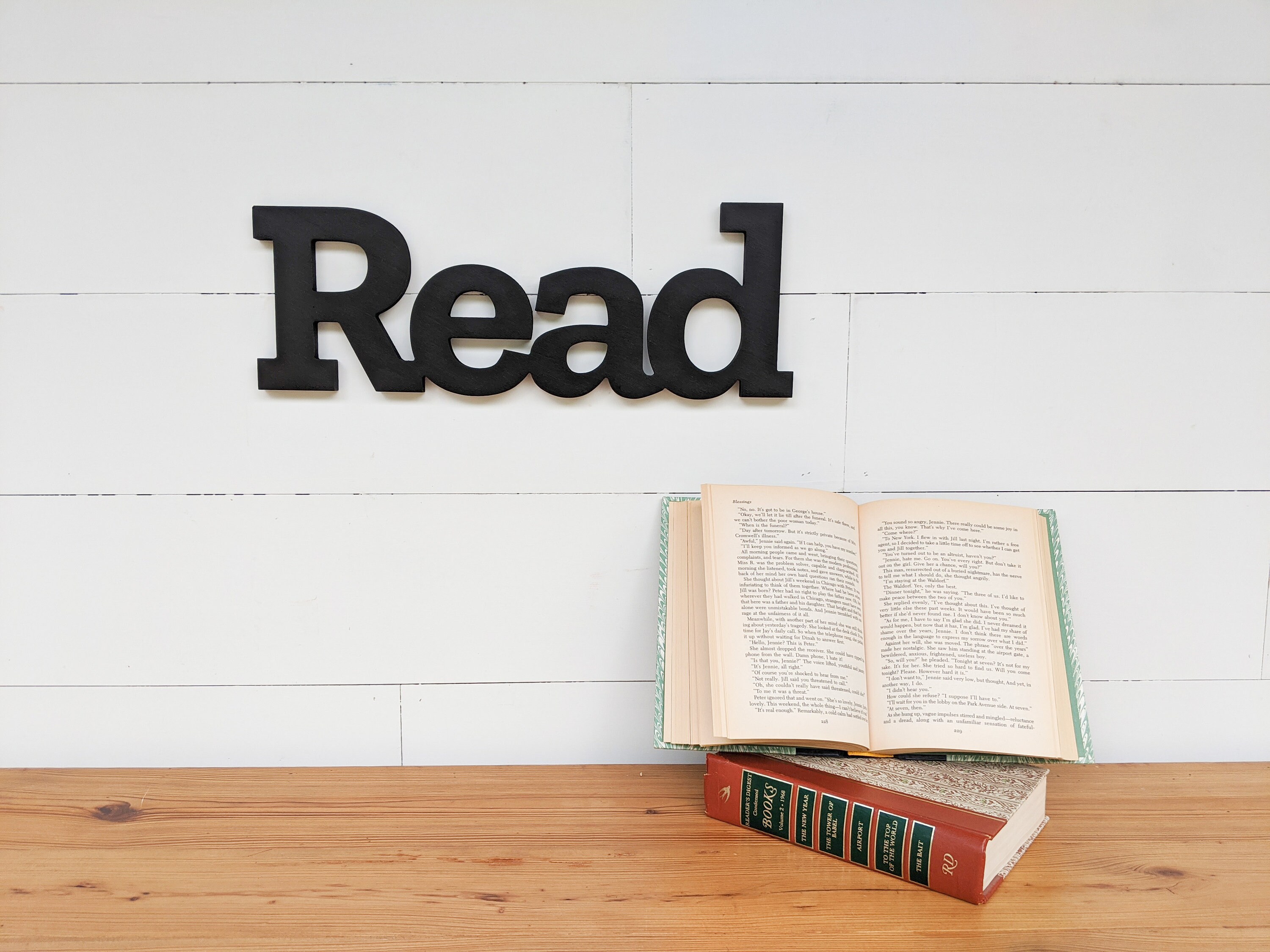 Read Word Cutout Word Wooden Letters Read Cutout | Etsy