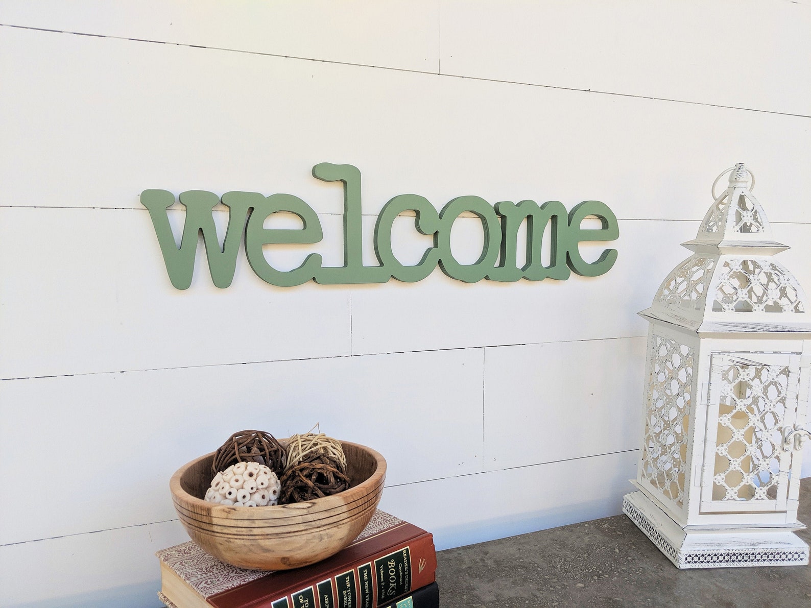 Welcome Sign Welcome Wood Sign Welcome Cutout 1/2 | Etsy