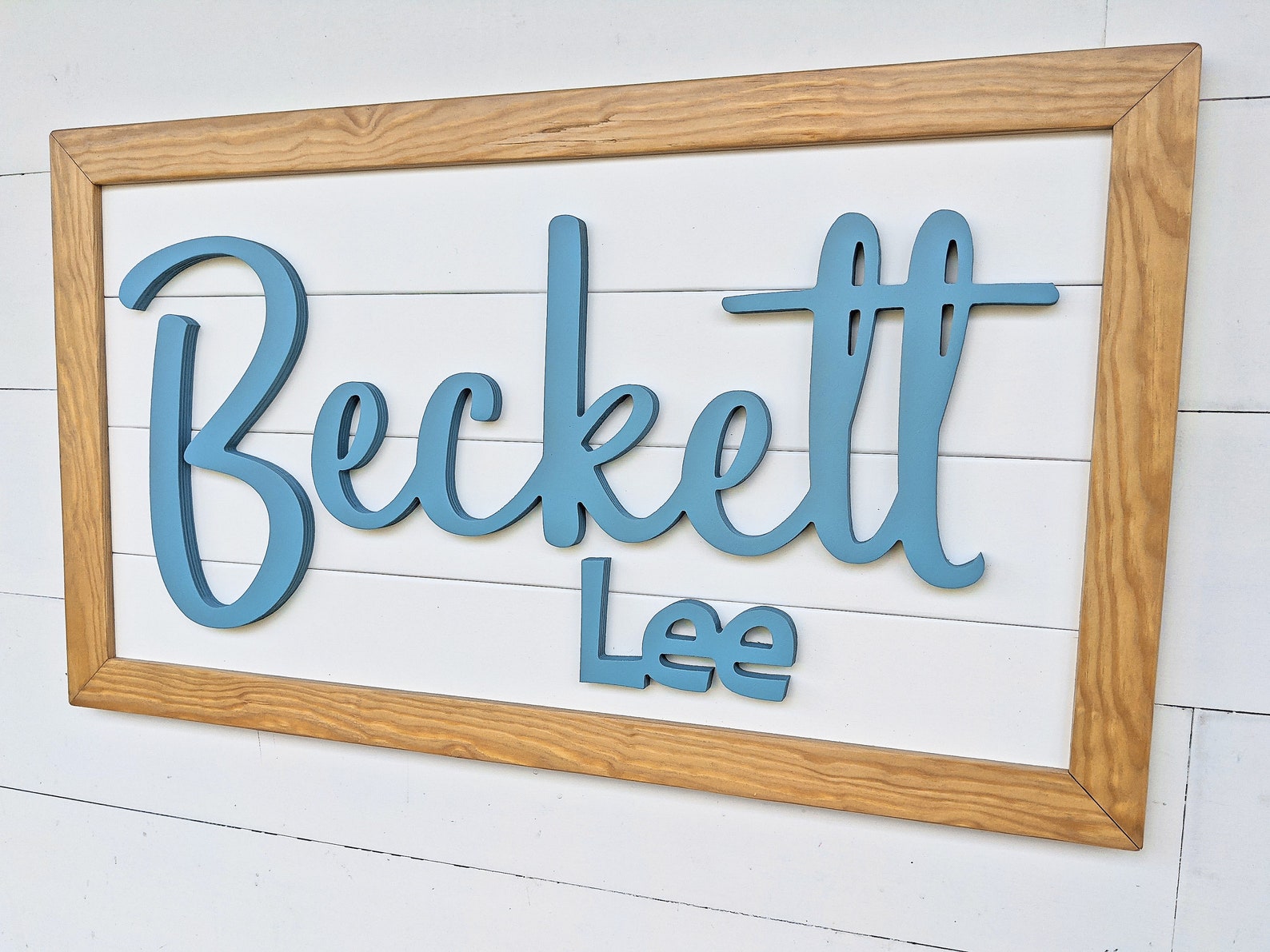 Baby Boy Nursery Sign Over the Crib Sign Custom Boy Sign - Etsy