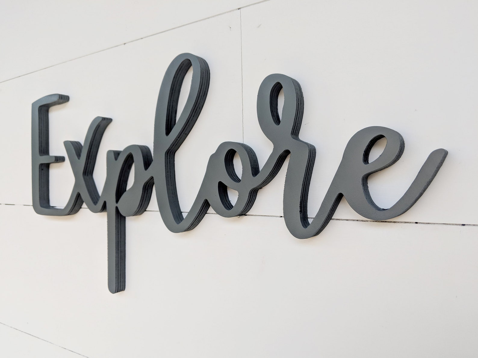 Explore Sign Explore Word Cutout 1/2 Thick Wooden - Etsy