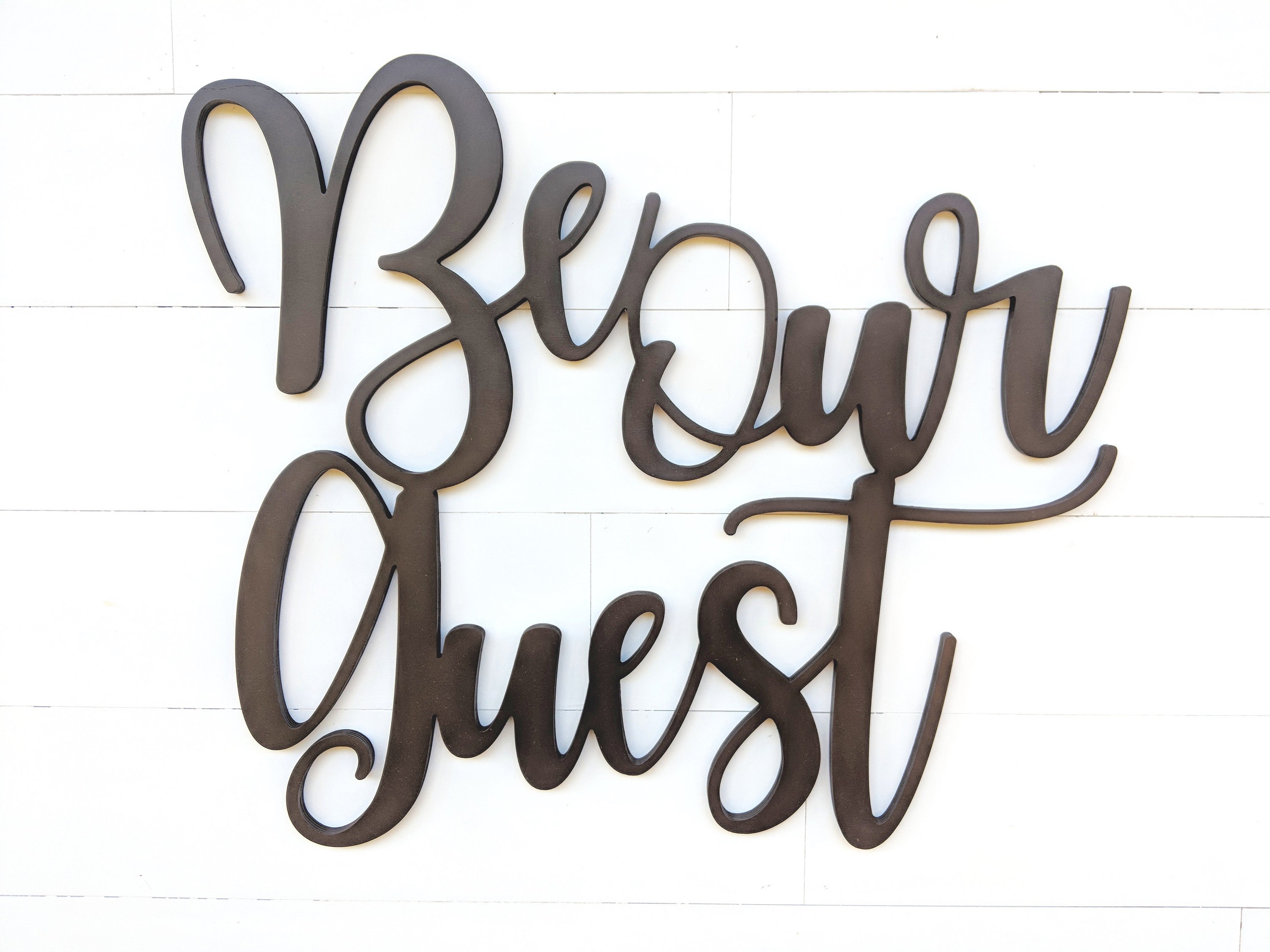 Be Our Guest Wood Sign Handmade Guest Sign Guest Room Sign | Etsy