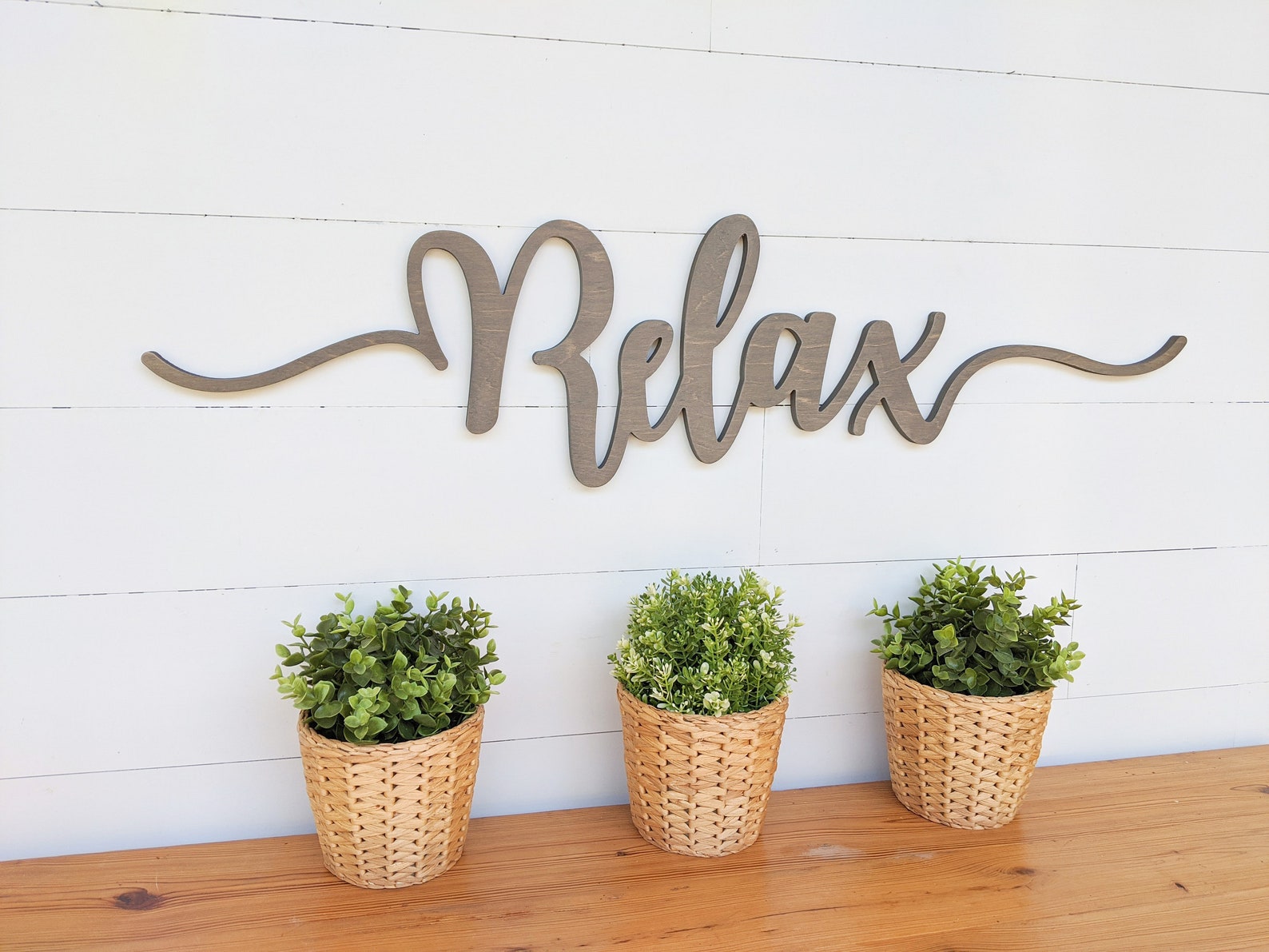 Relax Wood Cutout Relax Sign Relax Wall Sign Relax Decor | Etsy