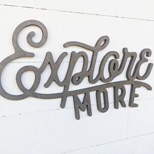 Explore More Sign | Wooden Explore Sign | Wooden Adventure Sign ...