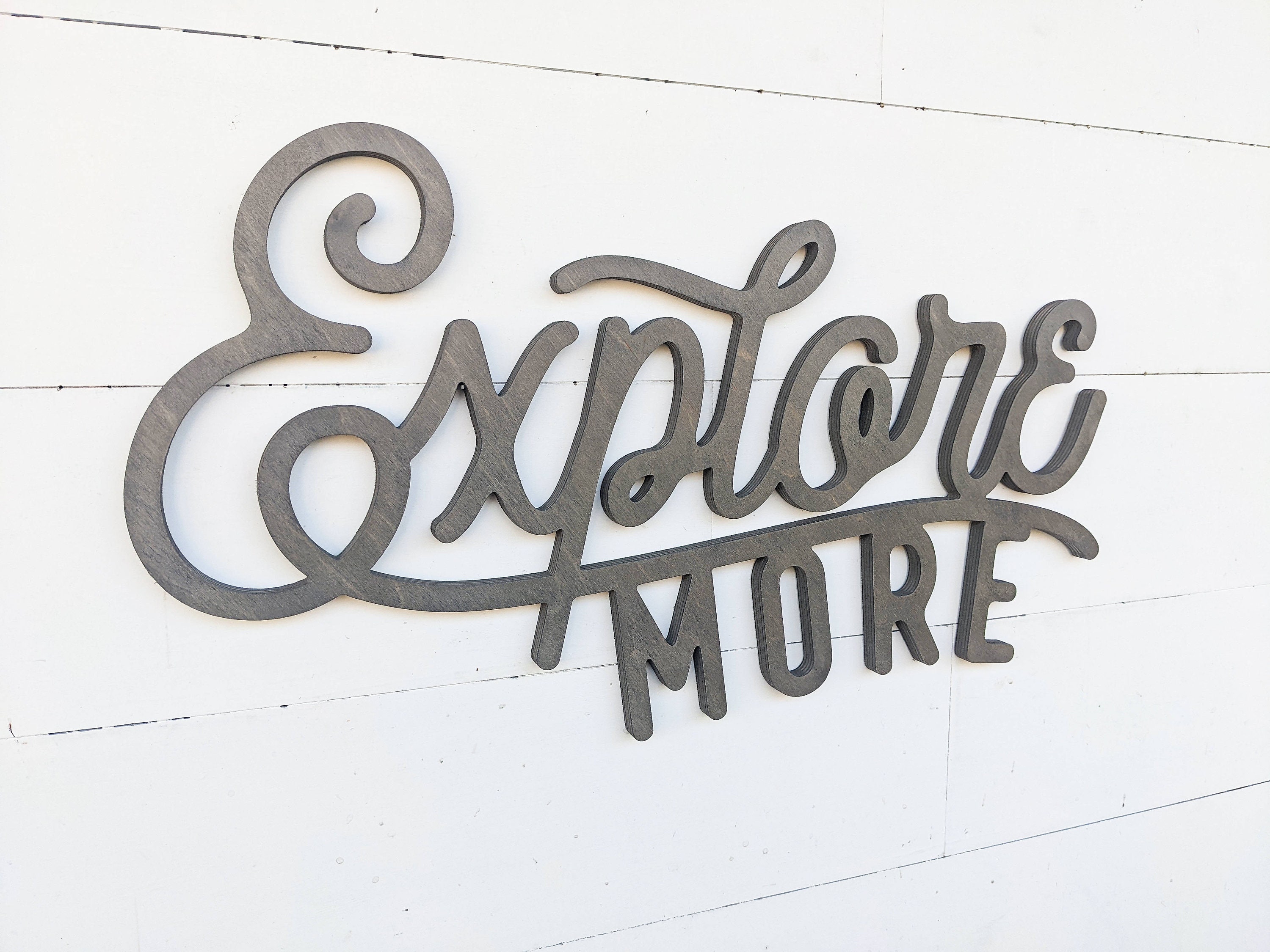 Explore More Sign Wooden Explore Sign Wooden Adventure - Etsy