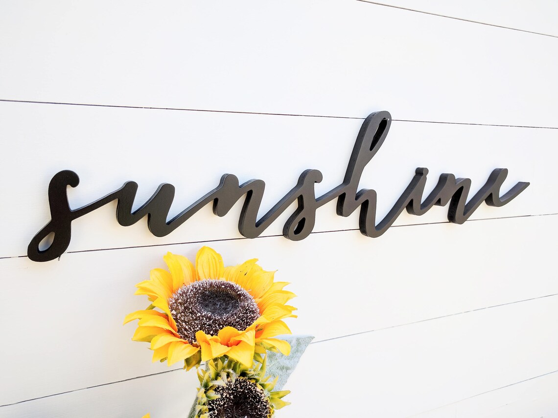 Up to 38 Sunshine Cutout Sign Sunshine Decor Sign - Etsy