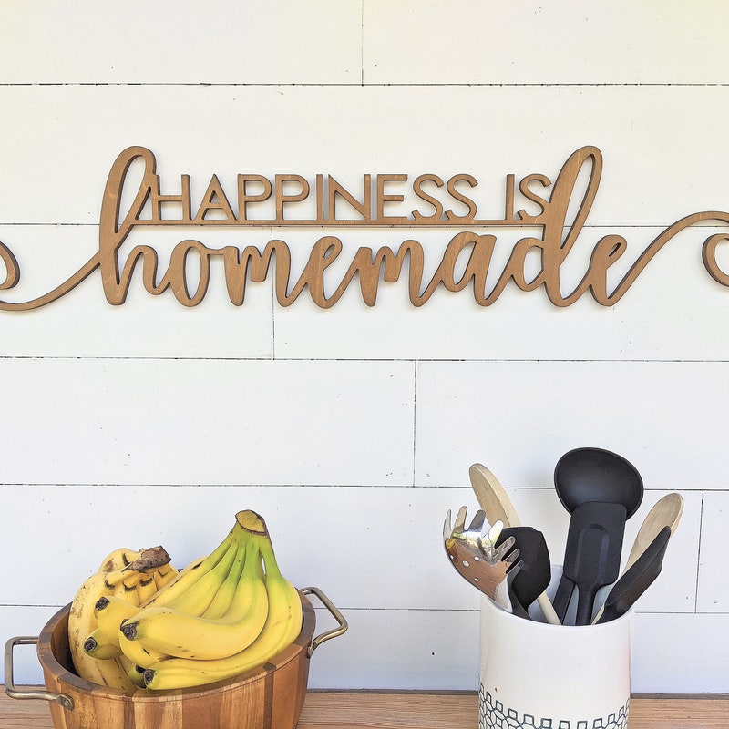 Wooden Kitchen Sign - Etsy