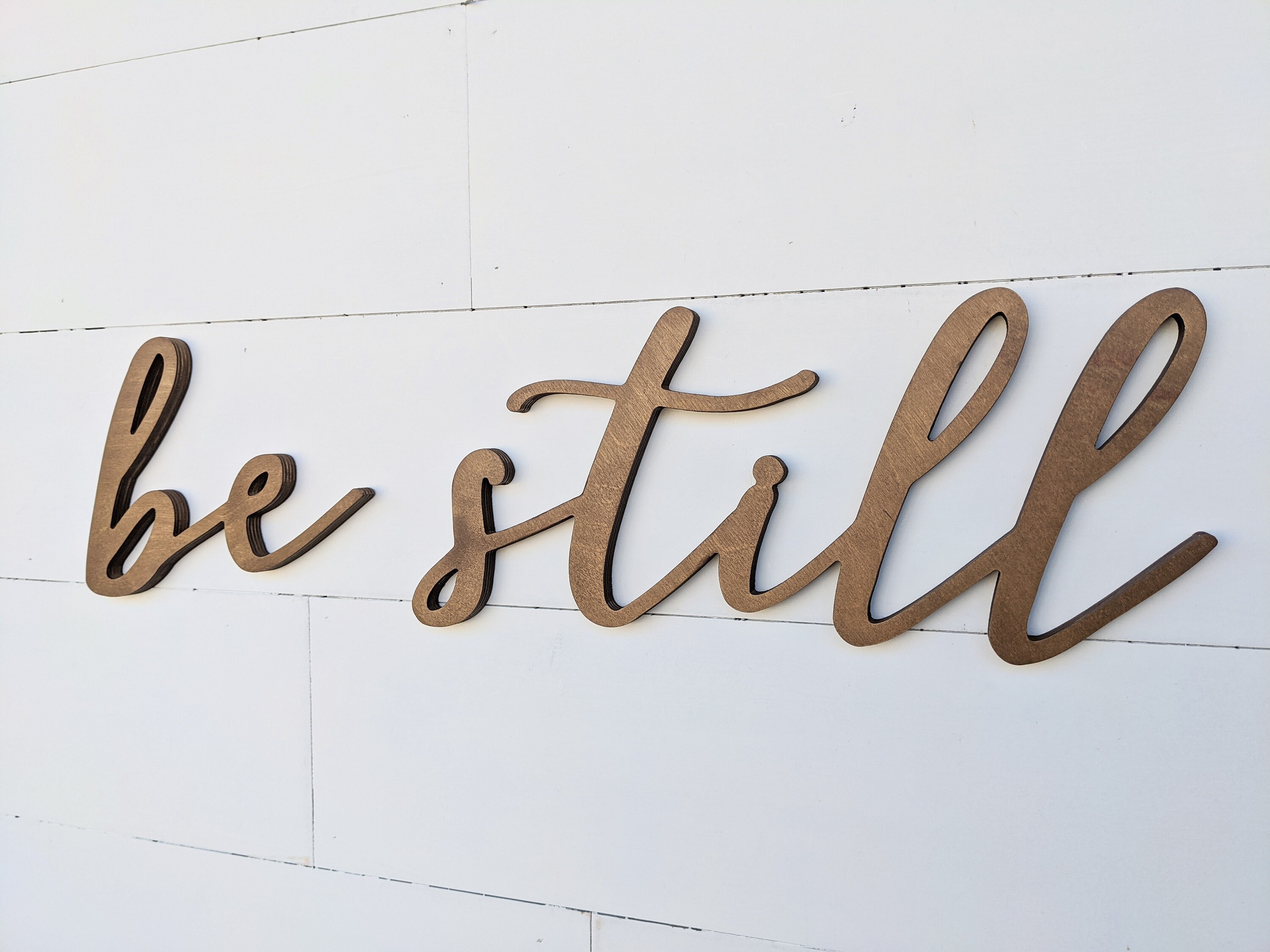 Be Still Word Cutout Be Still Wooden Letters Be Still - Etsy
