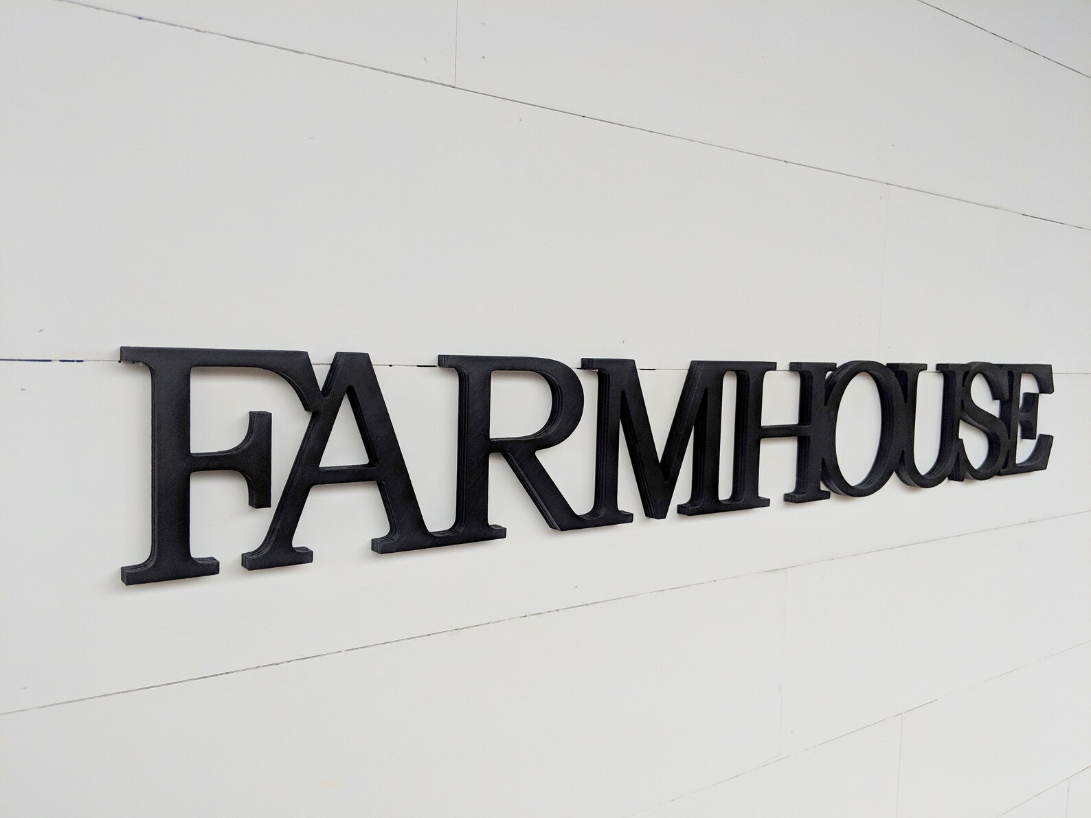 Farmhouse Word Cutout Wooden Letters Farmhouse Sign - Etsy